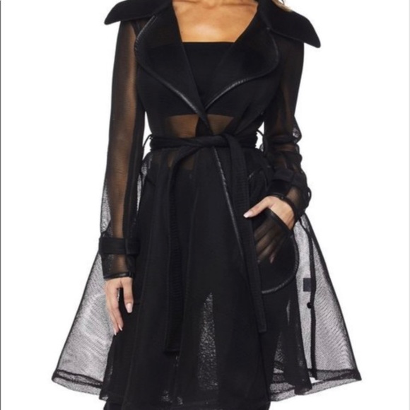 Hera Collection | Jackets & Coats | Hera Collection Mesh Trench Coat ...